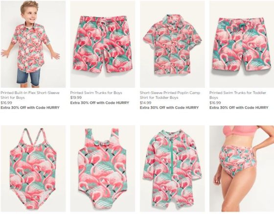 Old Navy Family Swimsuits